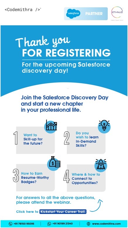 Salesforce Thankyou - Codemithra