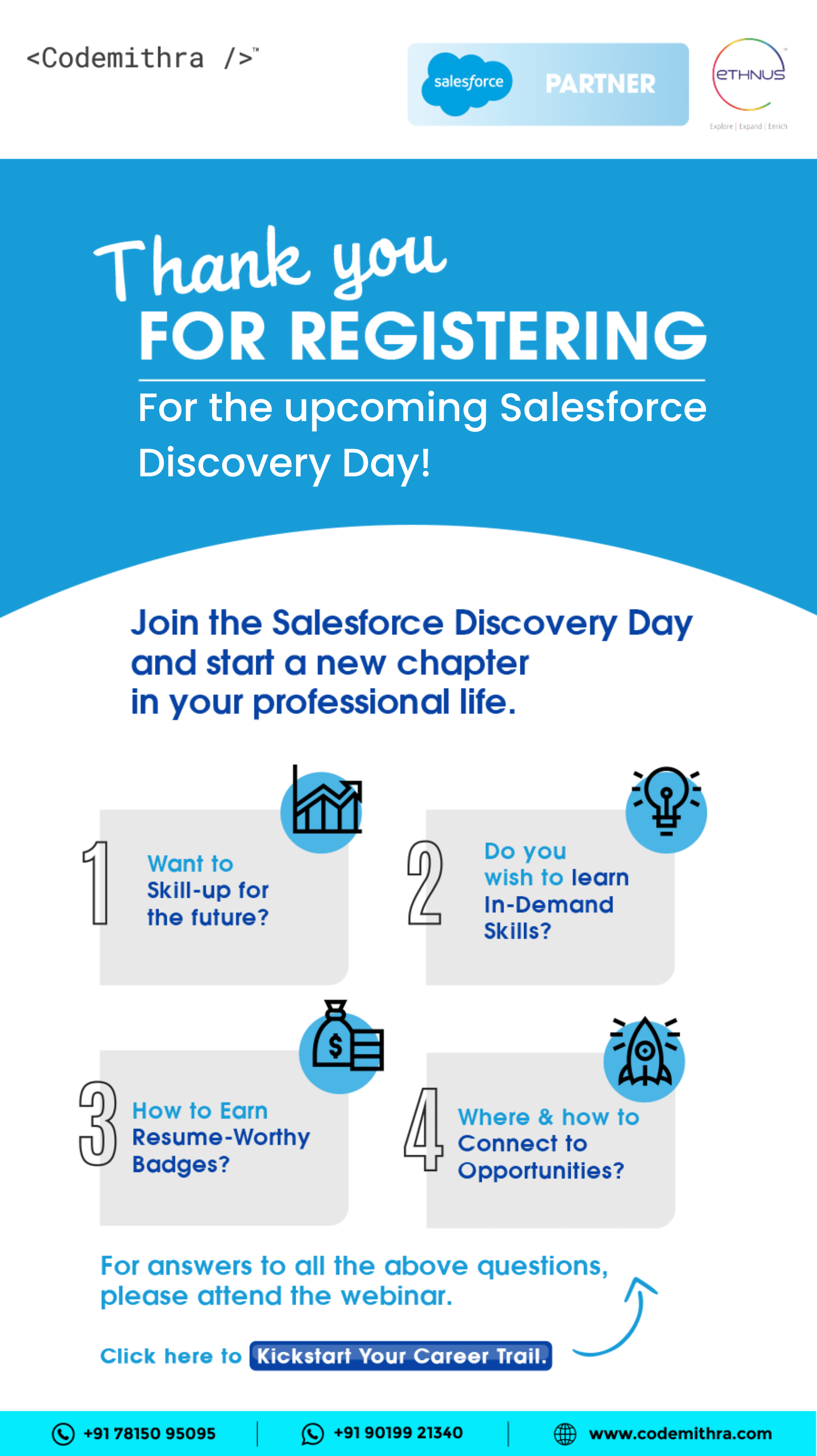 Salesforce Thankyou - Ethnus Codemithra