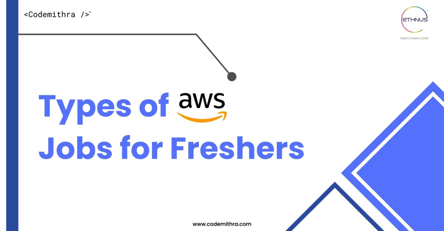 Exploring Different Types of AWS Jobs for Freshers - Ethnus Codemithra